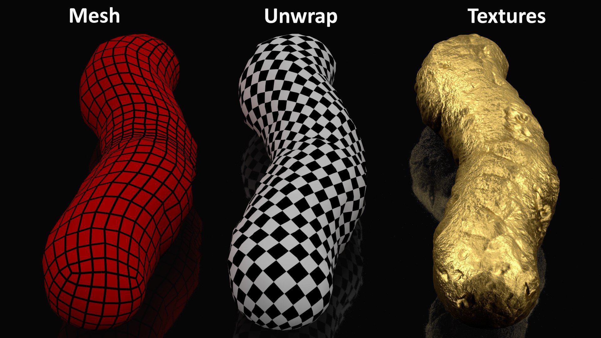 3D Little Crap Golden Model - TurboSquid 1734303