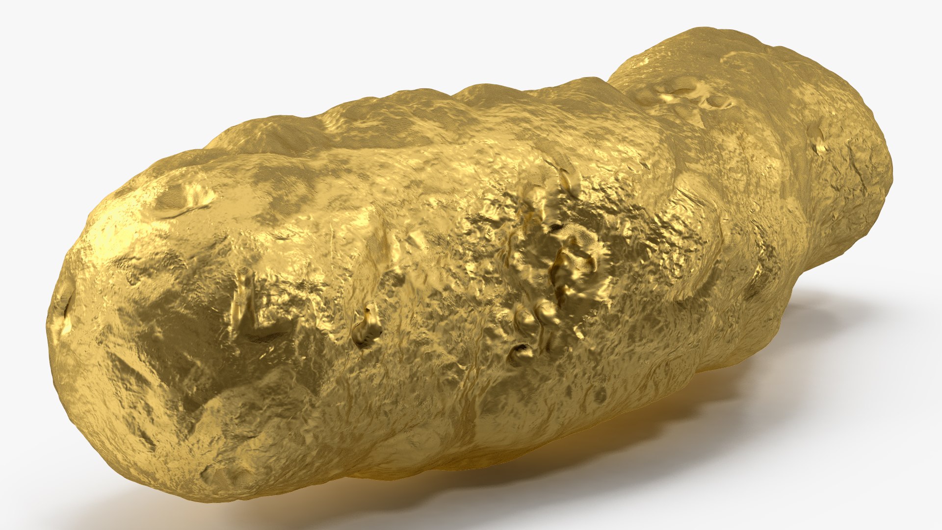 3D Little Crap Golden model - TurboSquid 1734303