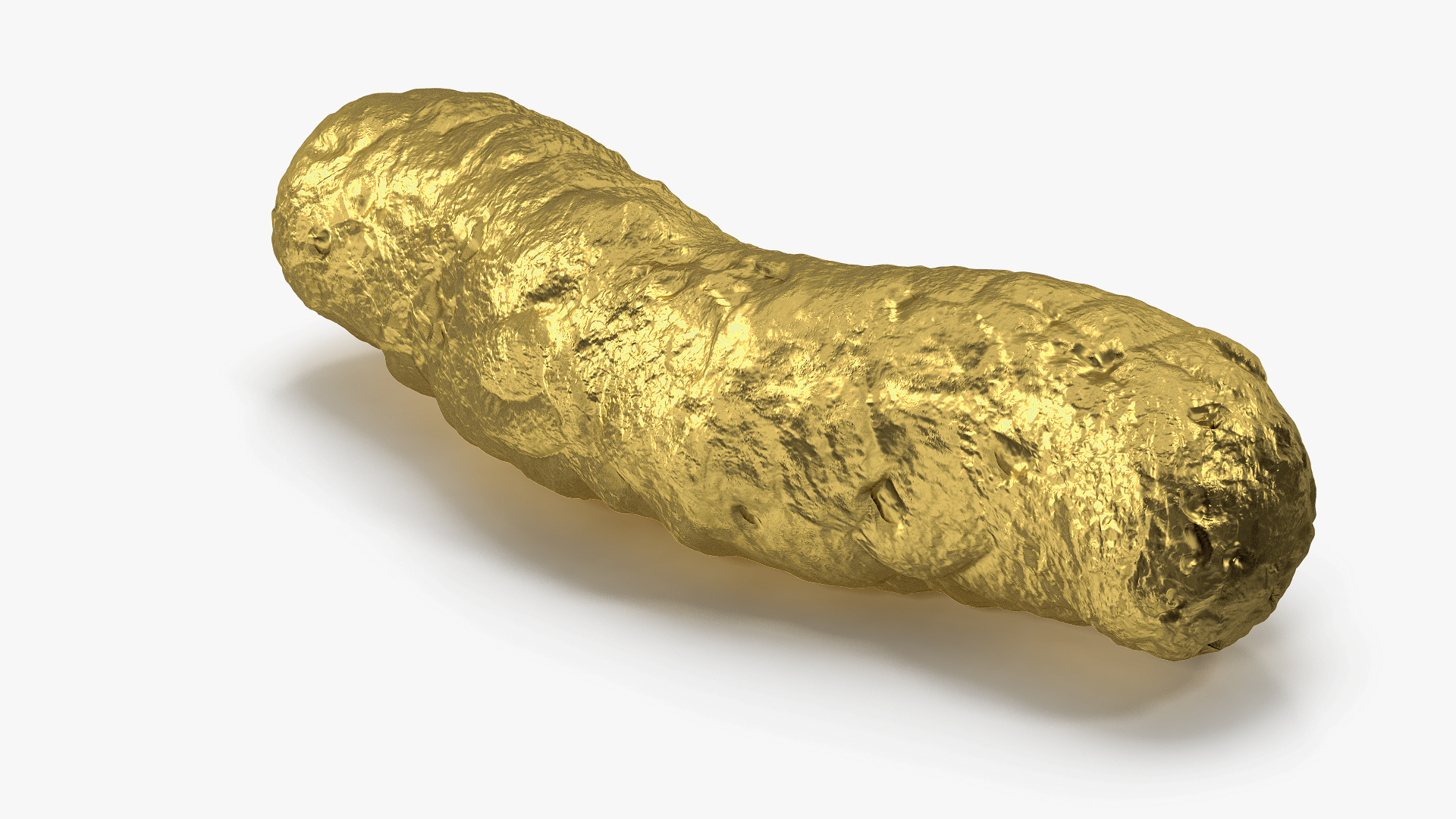 3D Little Crap Golden model - TurboSquid 1734303