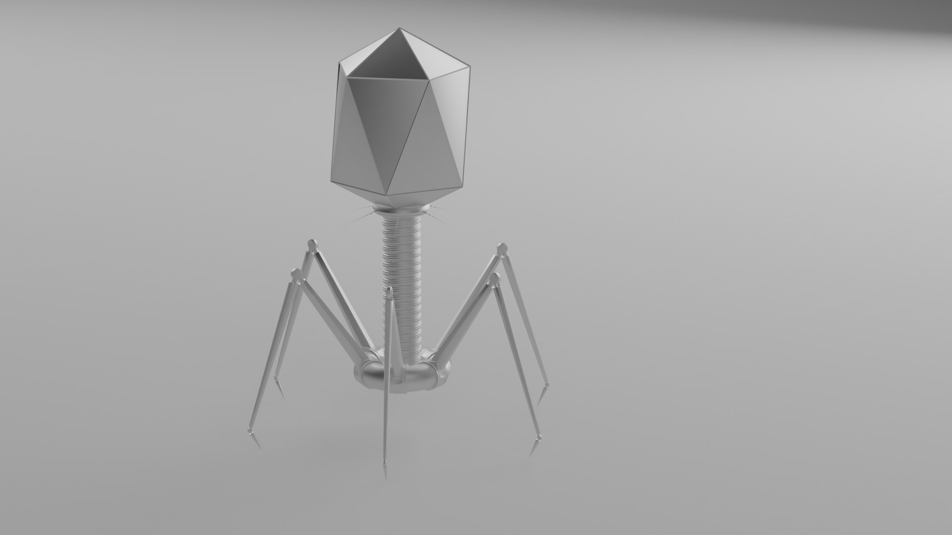 Virus Bacteriophage Nanorobot Rigged 3D Model - TurboSquid 1695630