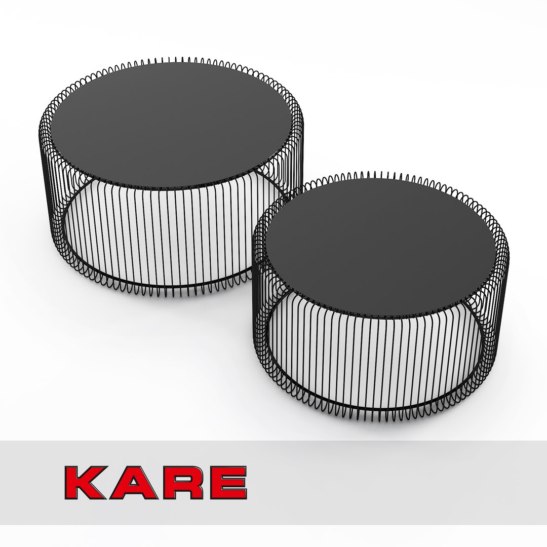 3d Wire Coffee Tables Kare Model