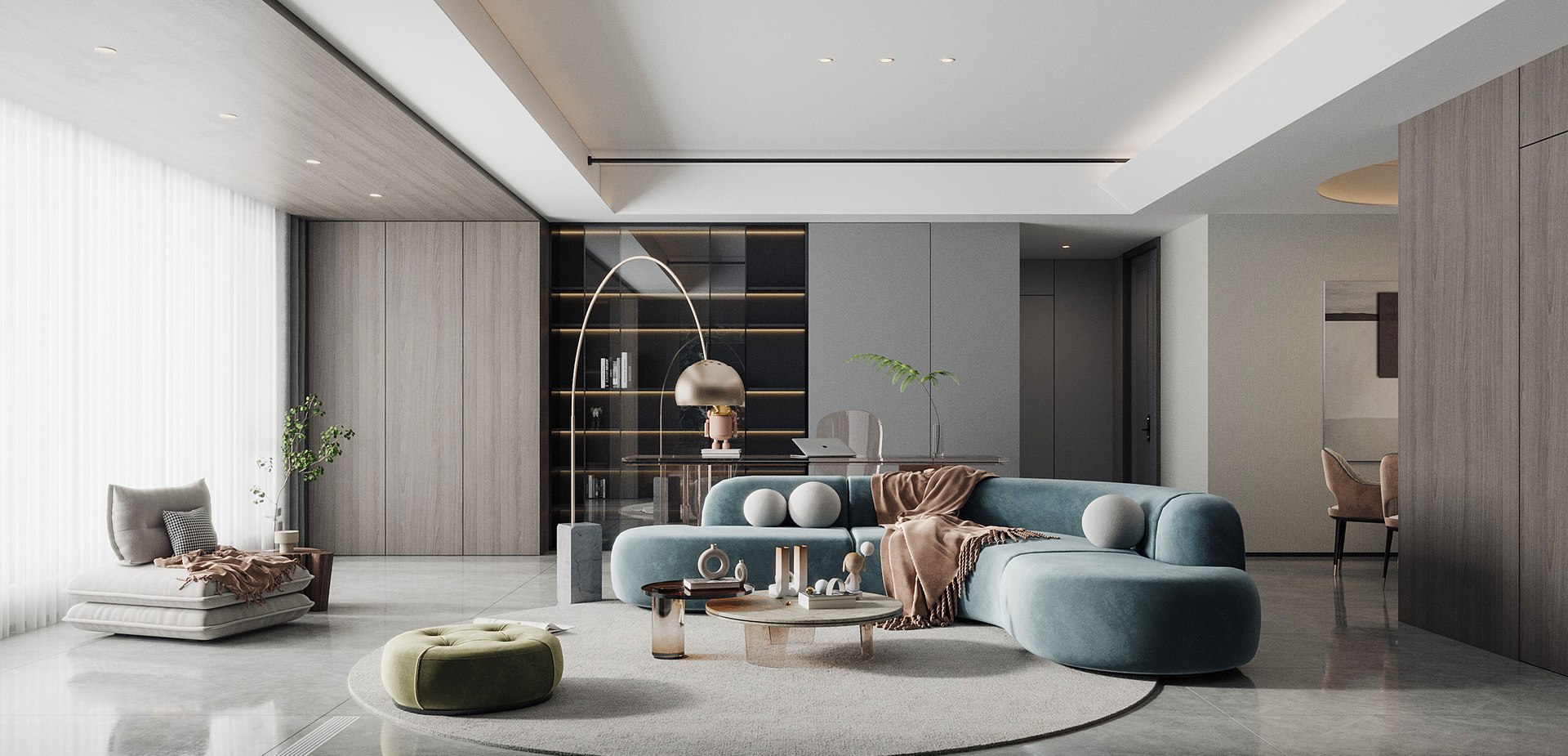 3D Modern Living Room Model - TurboSquid 2239428