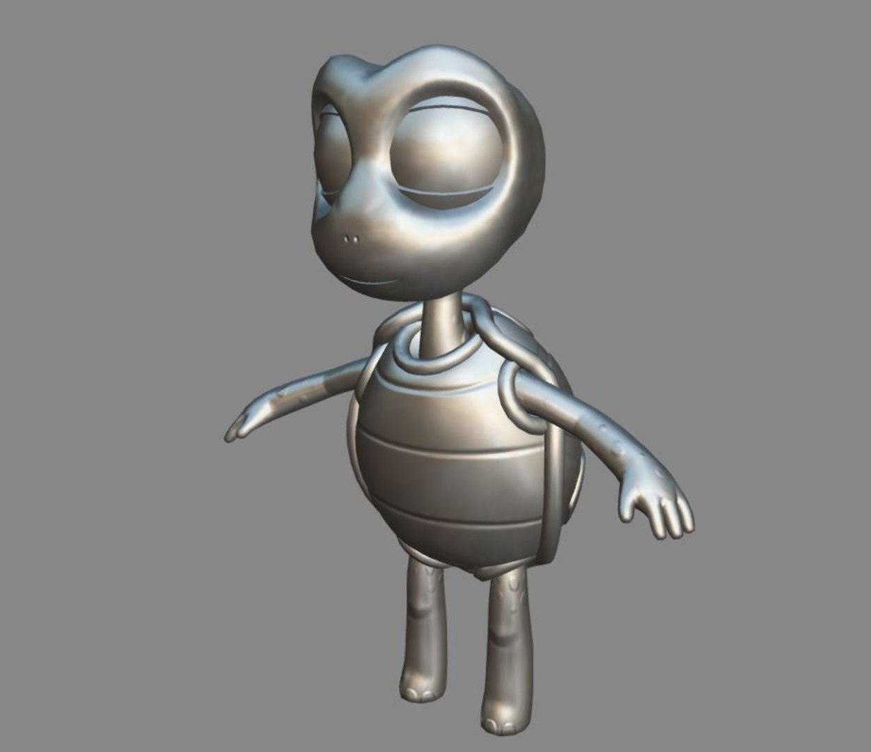 3D Turtle Character Cartoon - TurboSquid 1327476