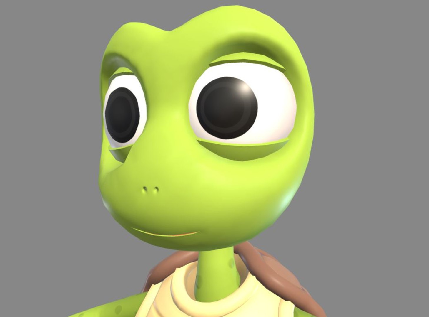 3D Turtle Character Cartoon - TurboSquid 1327476
