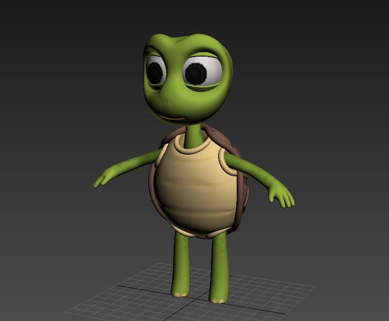3D Turtle Character Cartoon - TurboSquid 1327476