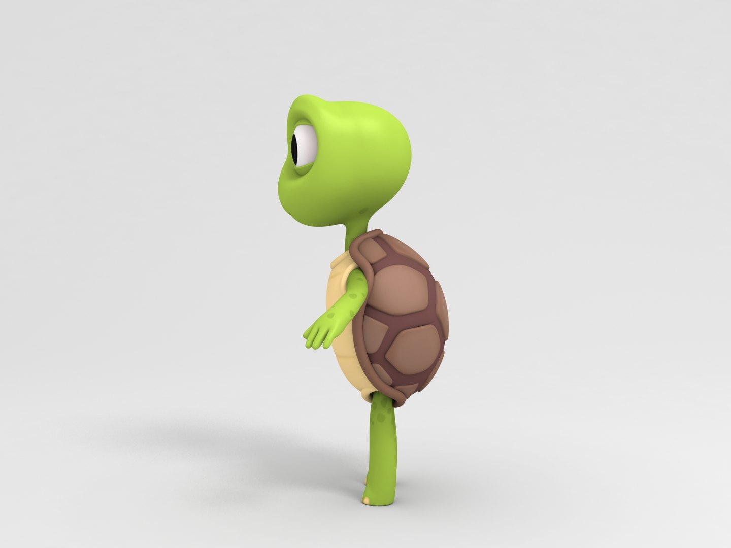 3D Turtle Character Cartoon - TurboSquid 1327476