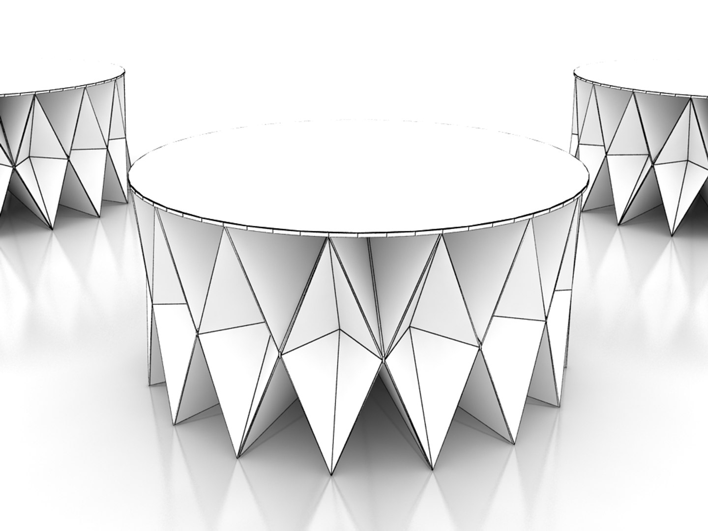 3d Model Coffee Table Colletto