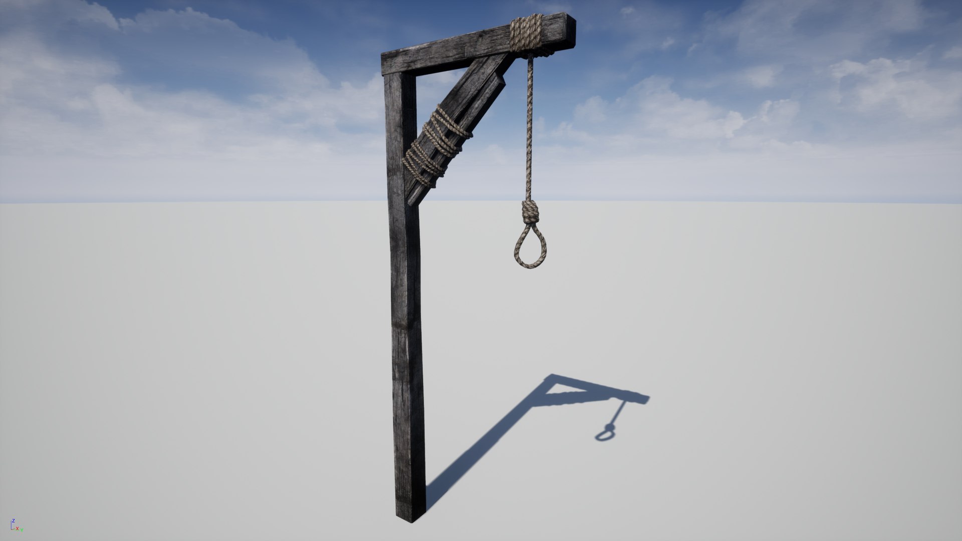 Medieval Gallows 3D Model - TurboSquid 1478886