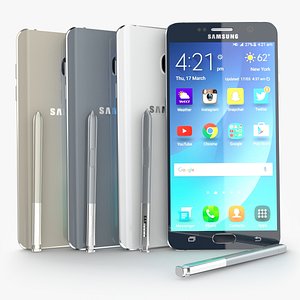 3D Samsung Galaxy Note 5 Models - Browse & Download Formats - TurboSquid