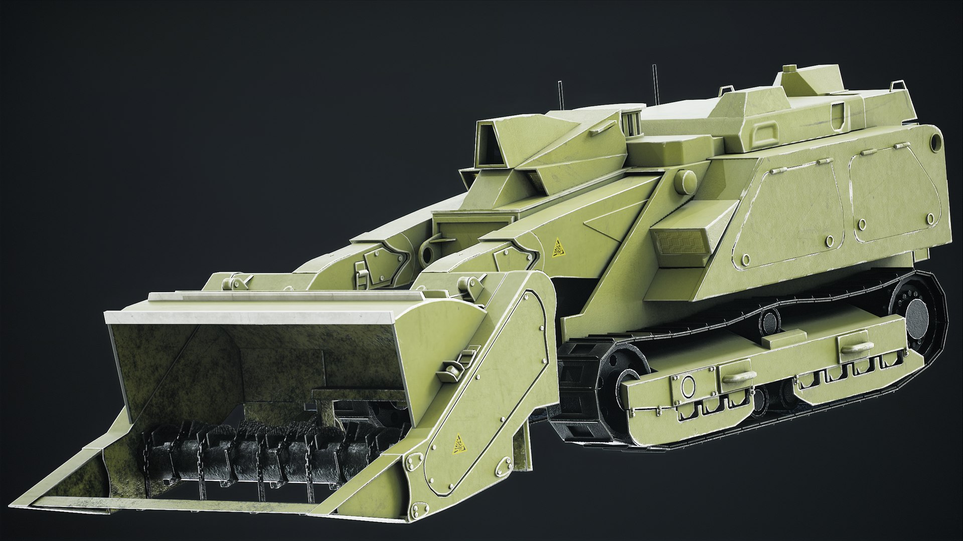 Uran-6 Multifunctional Robotic Demining System - Standart Flail Model ...