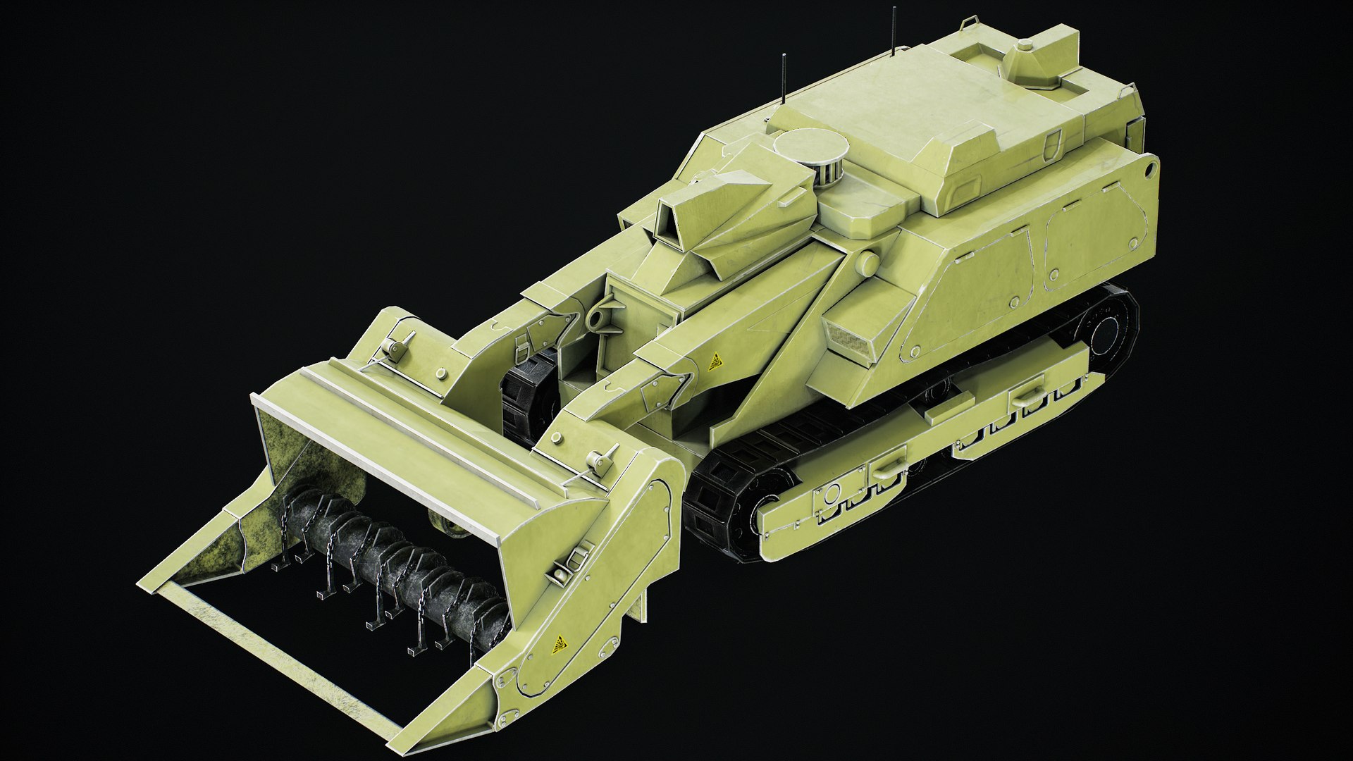 Uran-6 Multifunctional Robotic Demining System - Standart Flail Model ...