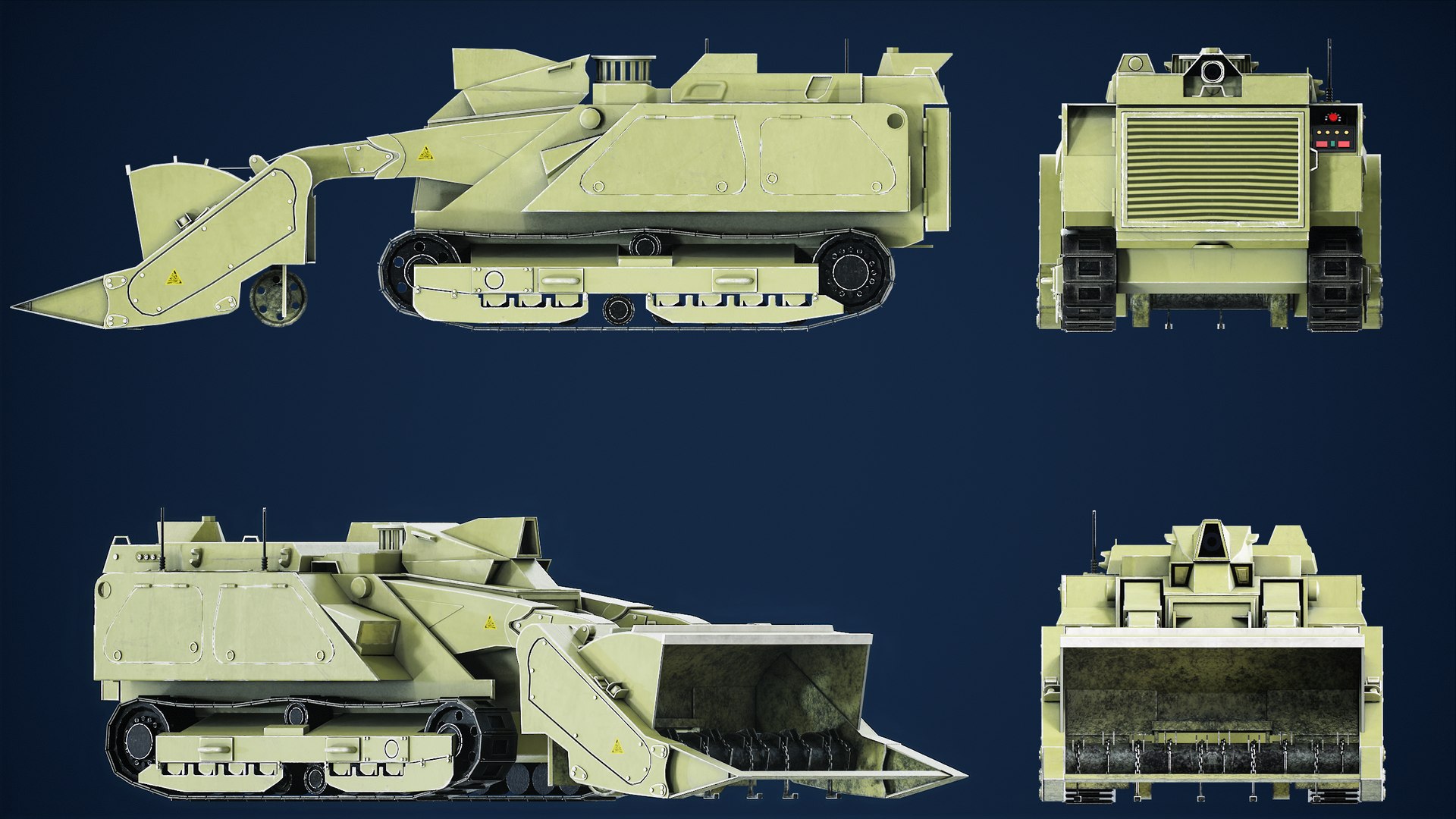 Uran-6 Multifunctional Robotic Demining System - Standart Flail Model ...