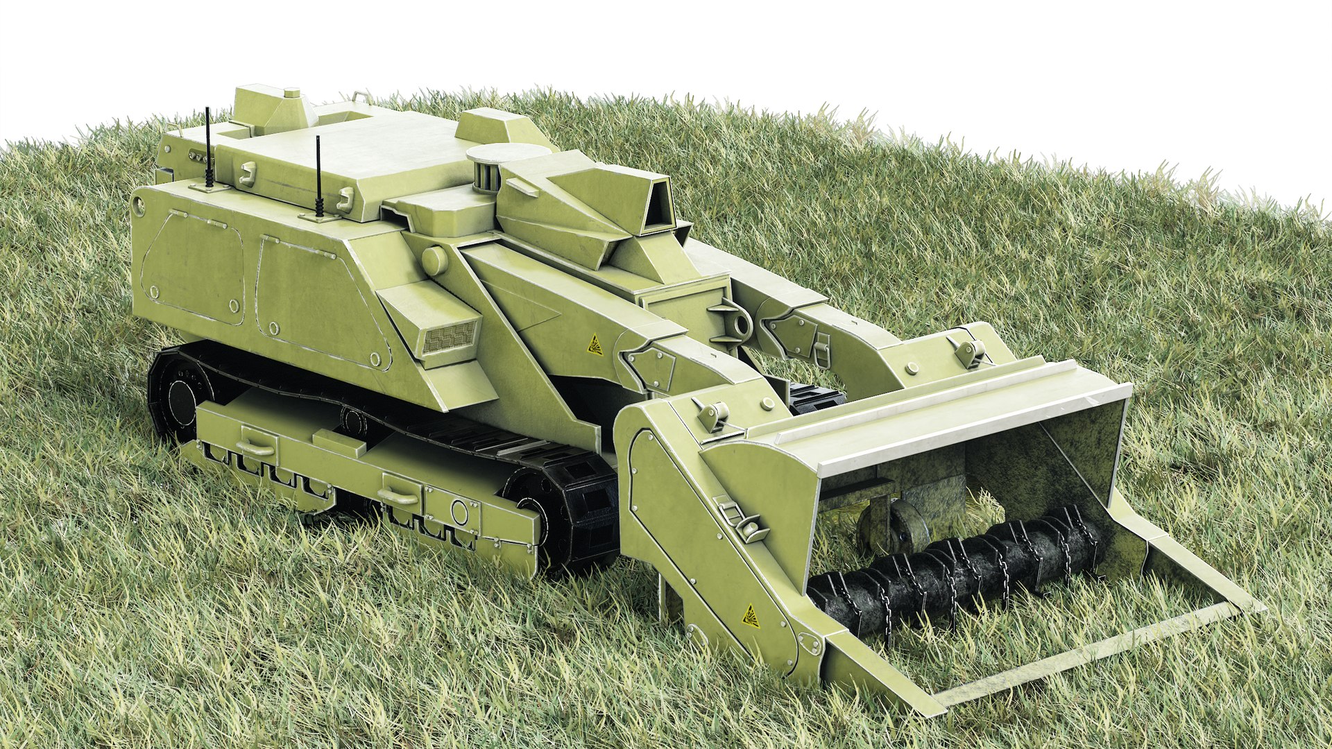 Uran-6 Multifunctional Robotic Demining System - Standart Flail Model ...