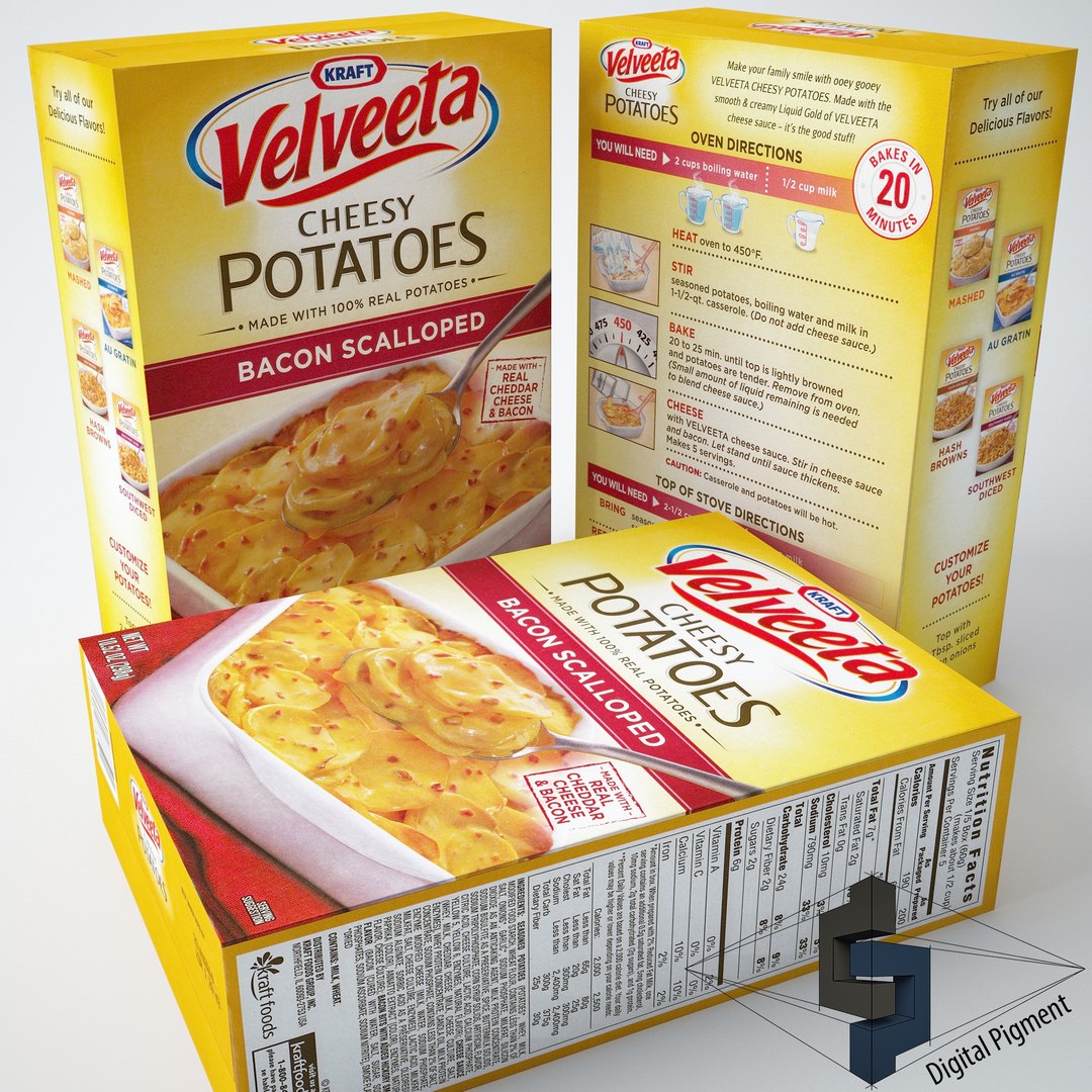 3ds Velveeta Cheesy Potatoes Bacon