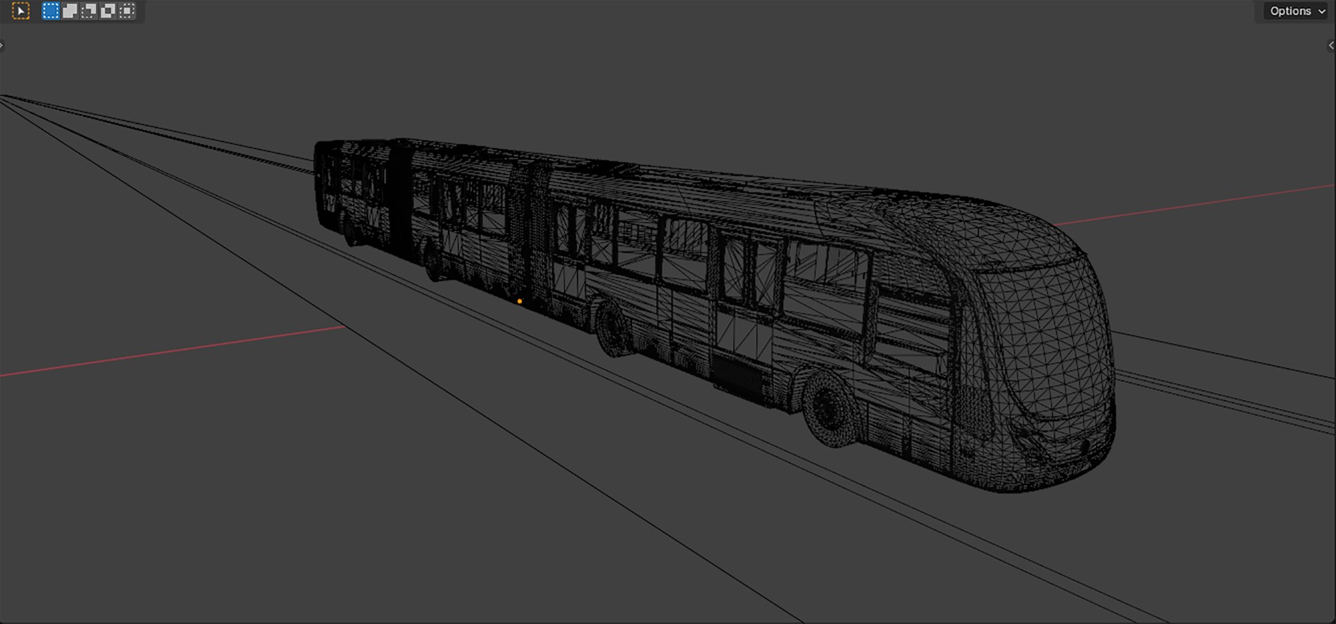 3D BIARTICULATED BUS Marcopolo1 Model - TurboSquid 2204739