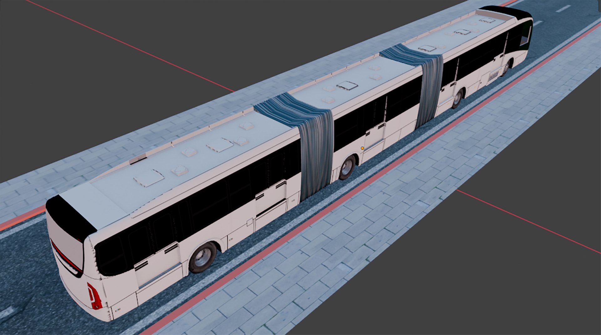 3D BIARTICULATED BUS Marcopolo1 Model - TurboSquid 2204739