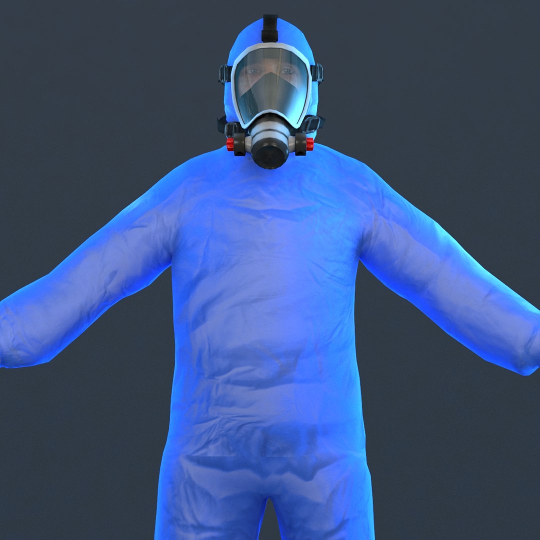 3D Hazmat Worker Model - TurboSquid 1411103