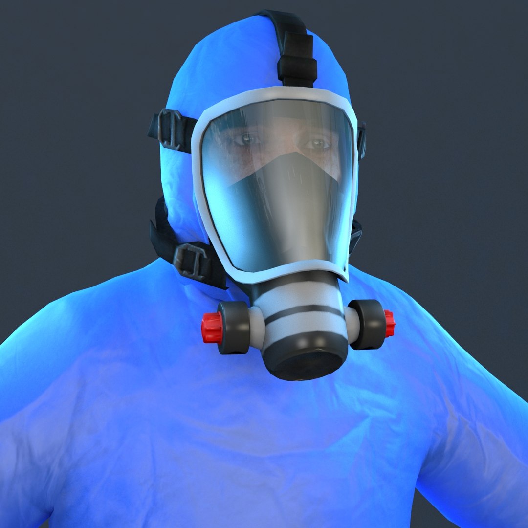 3D Hazmat Worker Model - TurboSquid 1411103