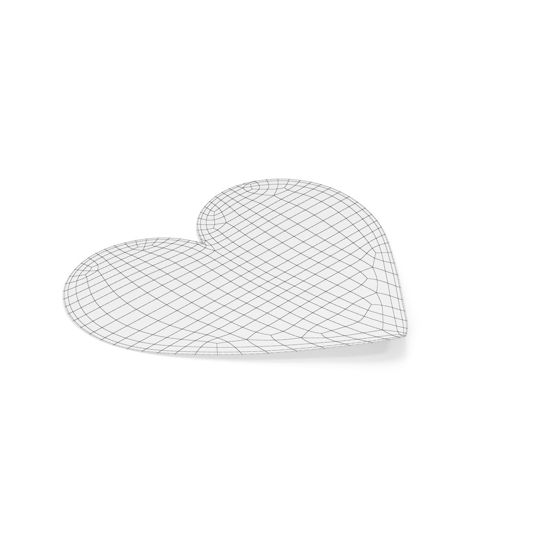 3D Model Pink Heart Sticky Note - TurboSquid 2185491