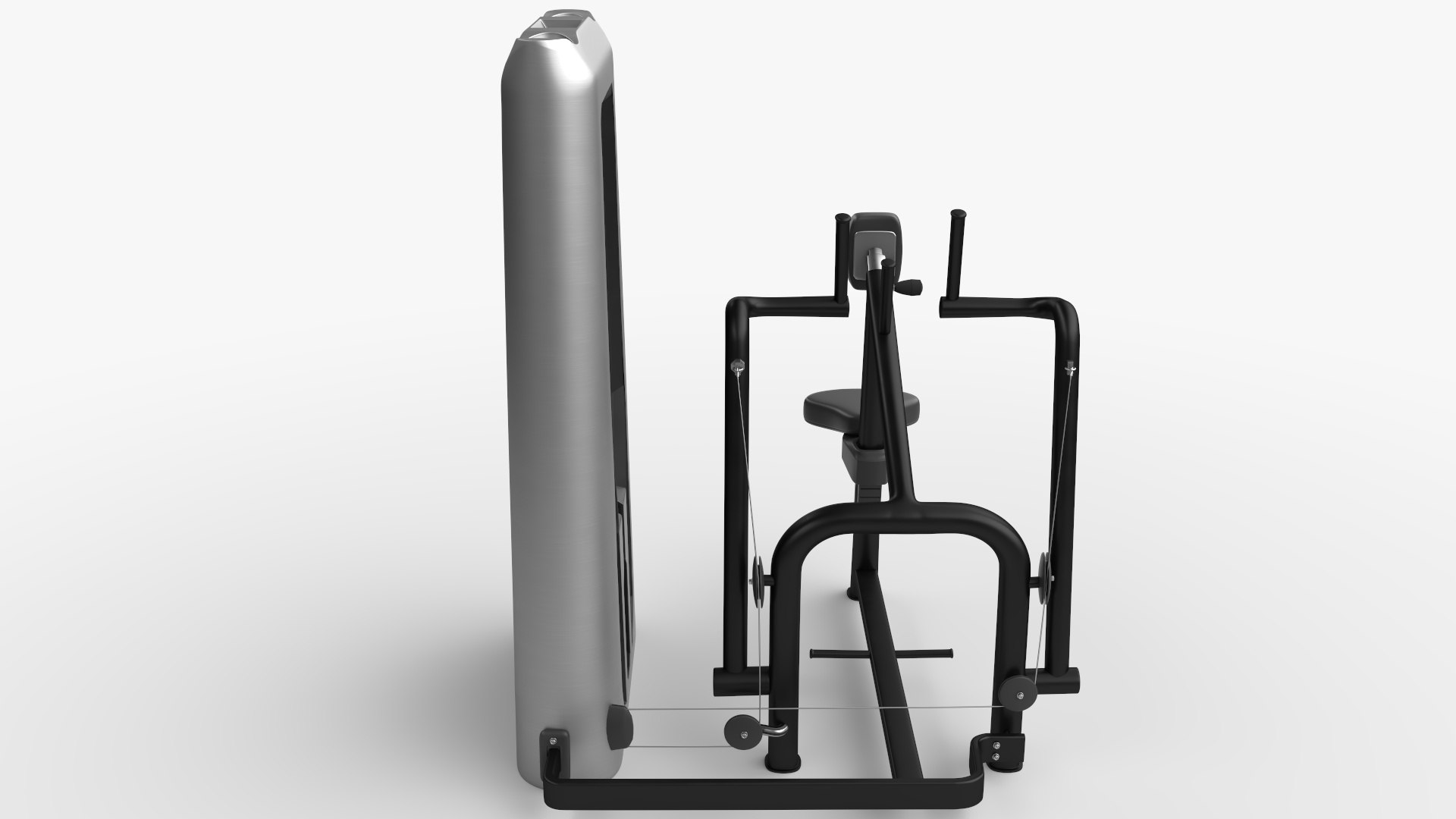 Generic Low Row Gym Machine 3D Model - TurboSquid 2123505