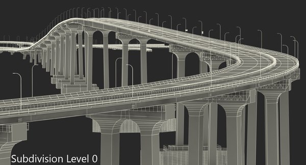 3D coronado bay bridge model - TurboSquid 1213116