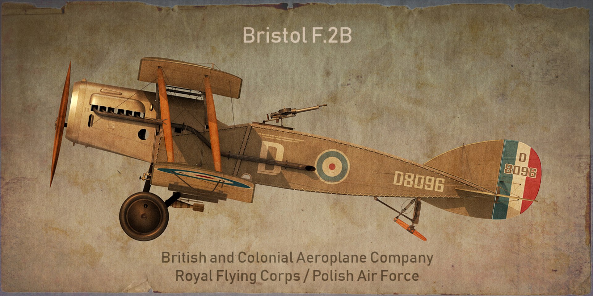 Bristol F 2b 3D Model - TurboSquid 1410661