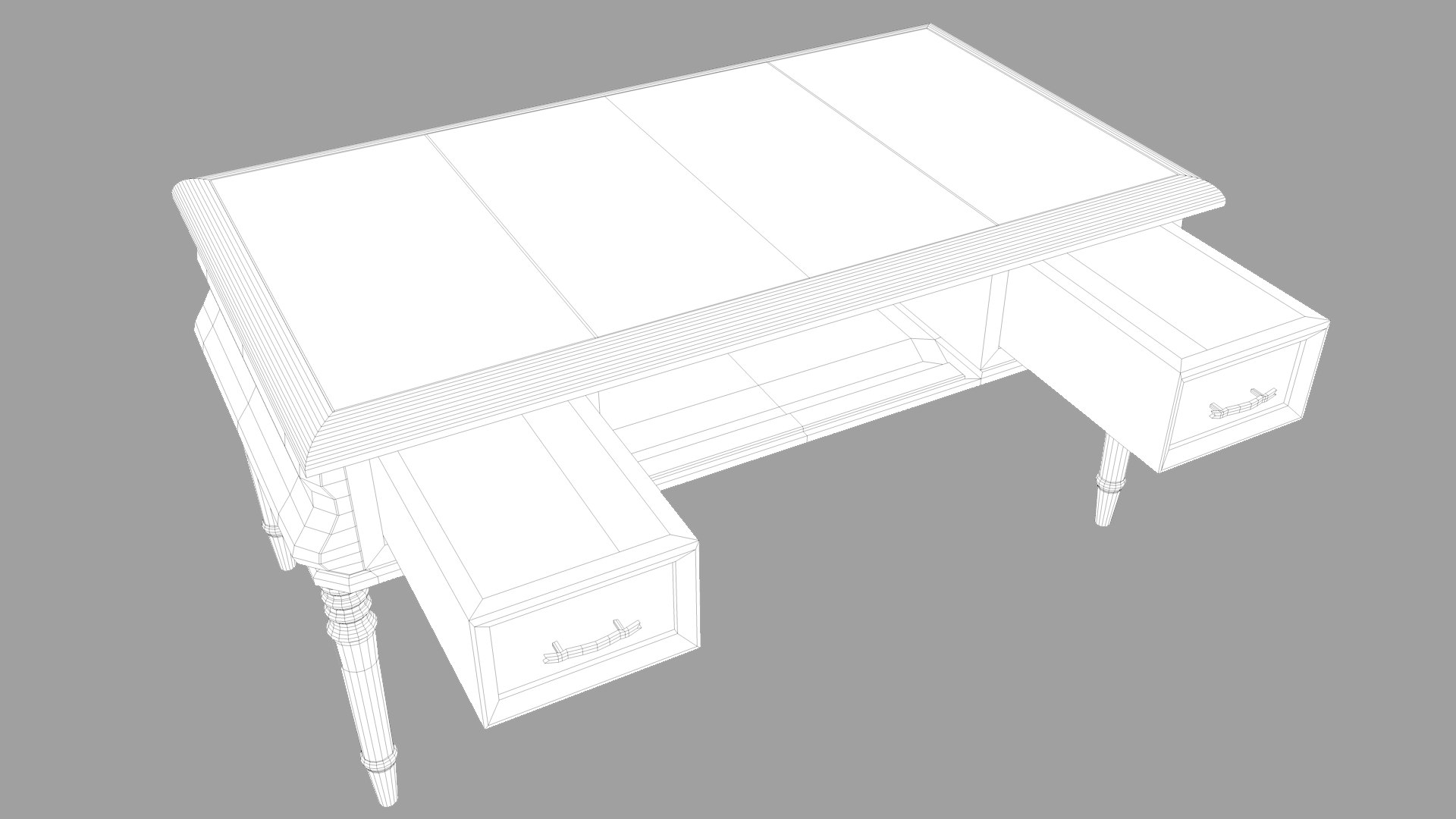 Desk Model - TurboSquid 1947044