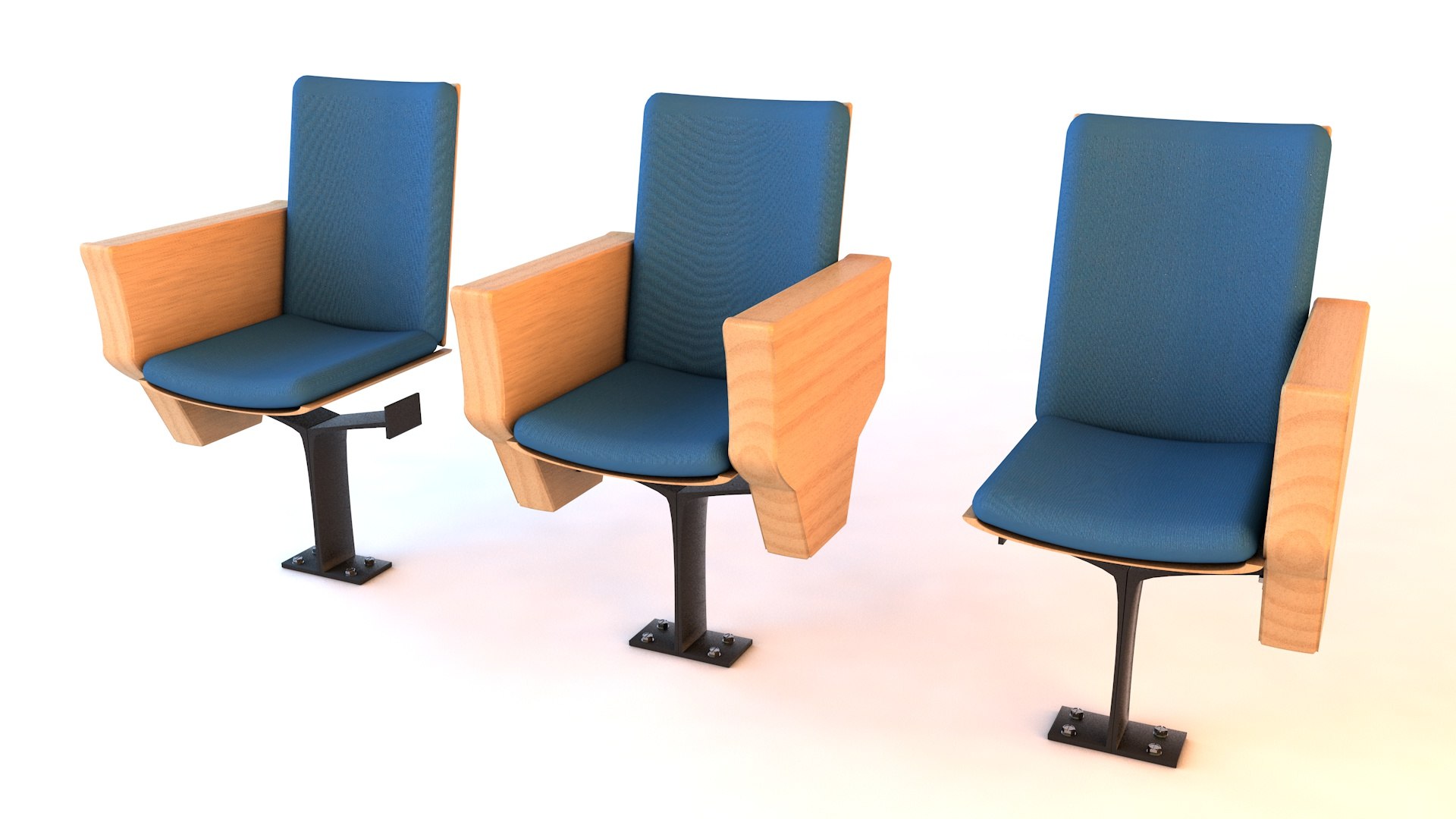 Theater chair 3D model - TurboSquid 1587047