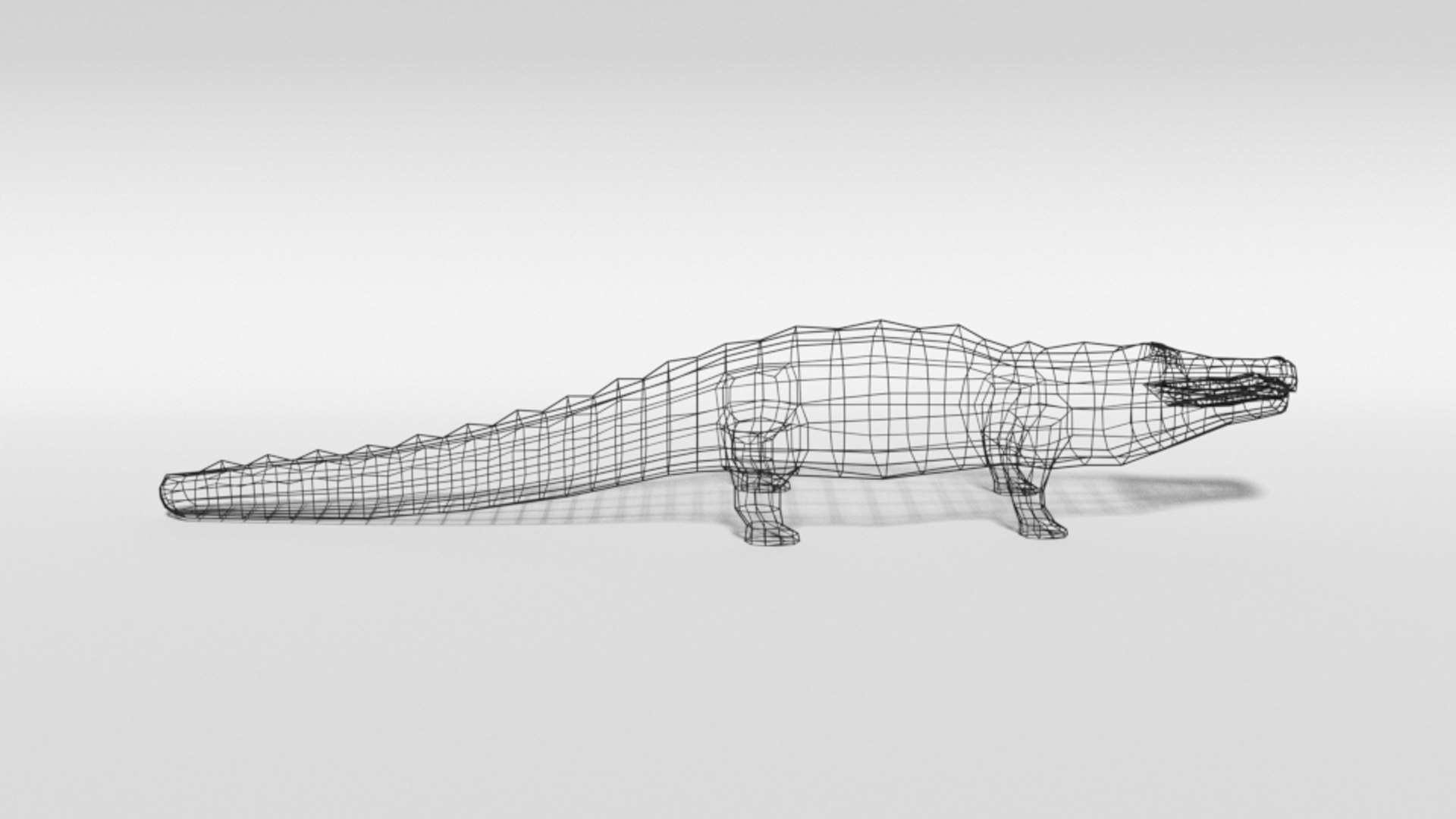 3D Crocodile Blender Ready Model - TurboSquid 1513915