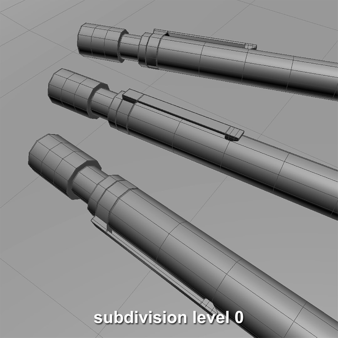 Drawing Pencils Sketching 3D Model - TurboSquid 1201024