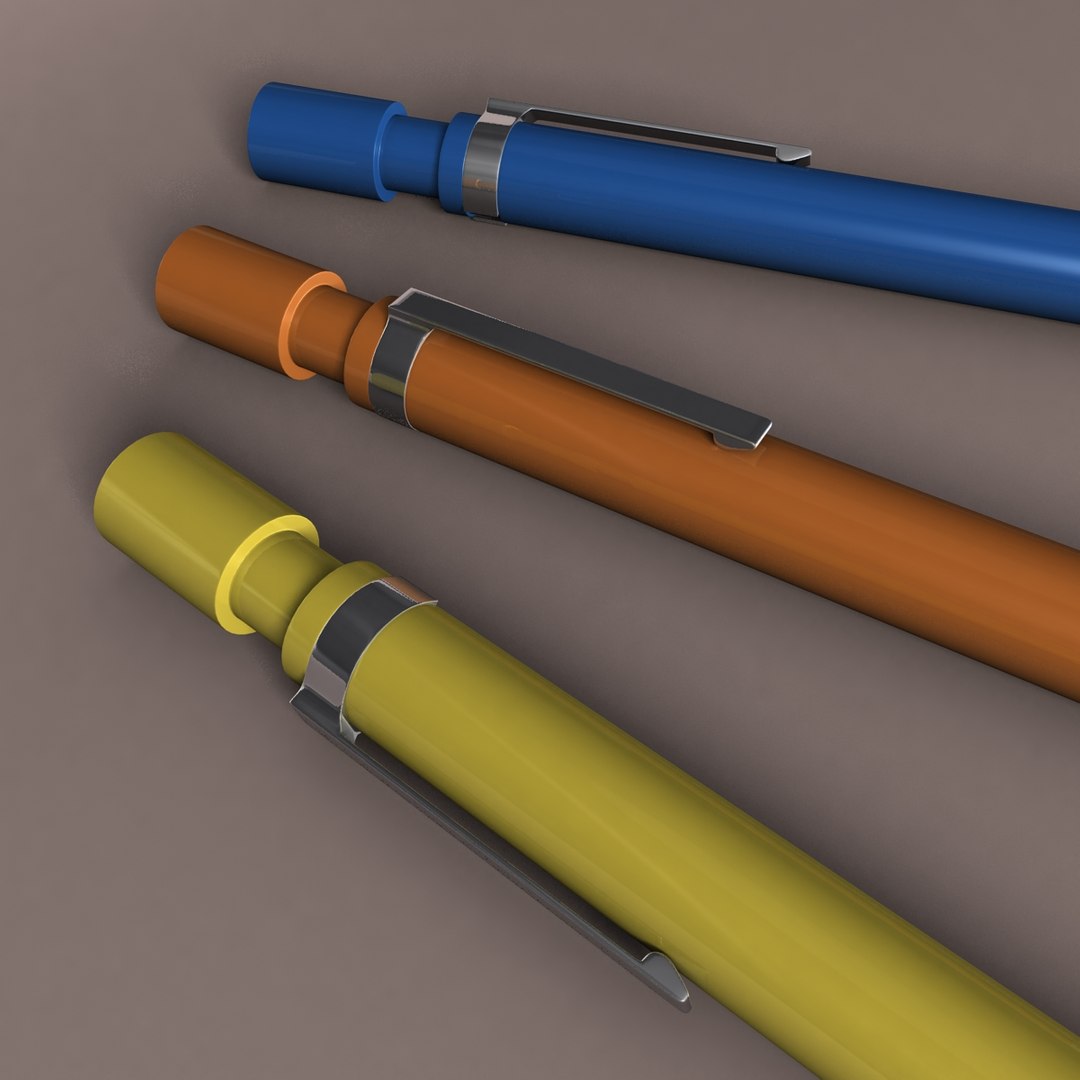 Drawing Pencils Sketching 3D Model - TurboSquid 1201024