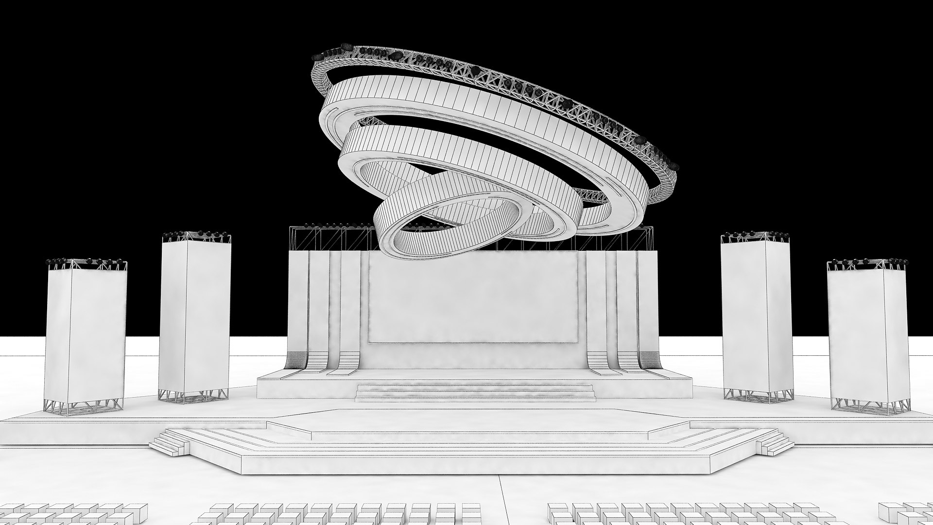Virtual Event Stage 10 3D Model - TurboSquid 2192854