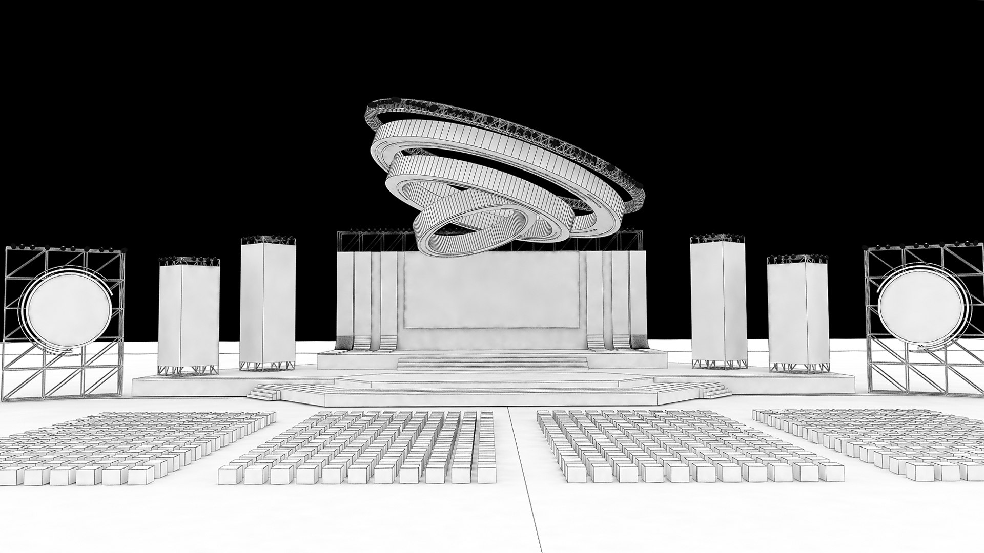 Virtual Event Stage 10 3D Model - TurboSquid 2192854