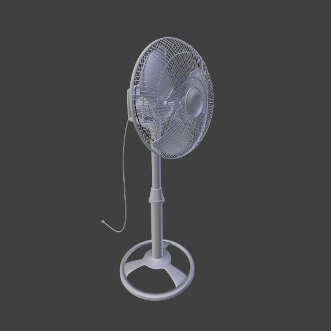 3d Model Electric Fan