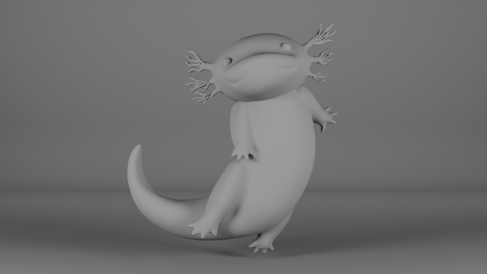 3D Axolotl - TurboSquid 2190833