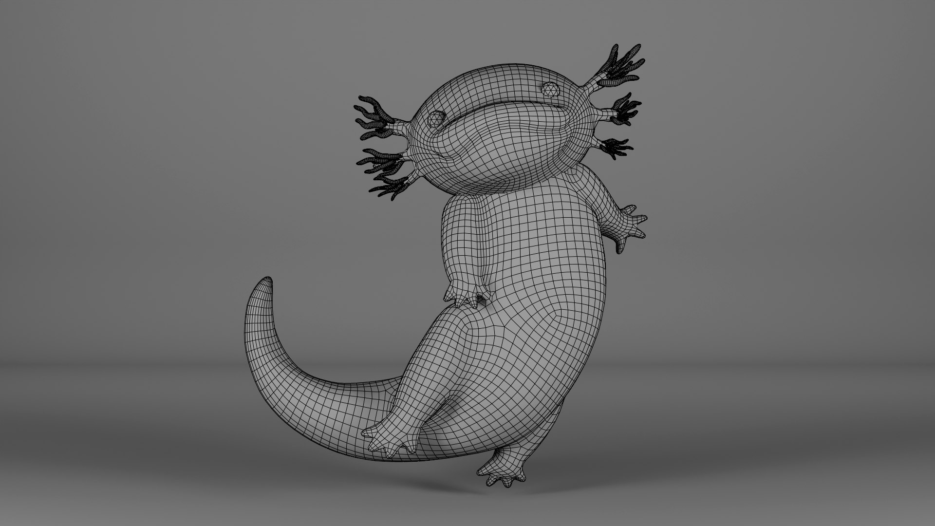 3D Axolotl - TurboSquid 2190833