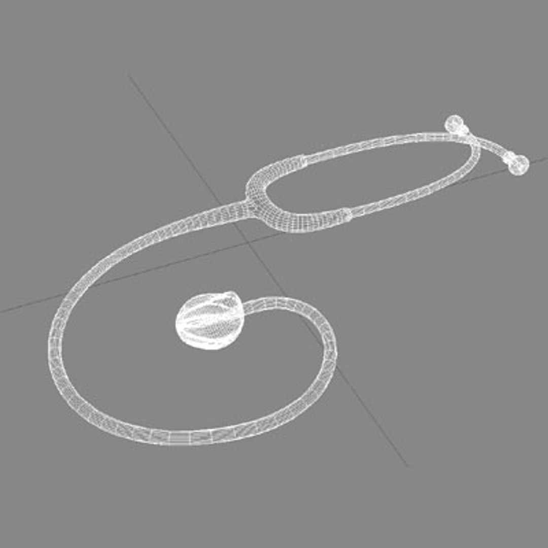 3d Stethoscope Doctors Model