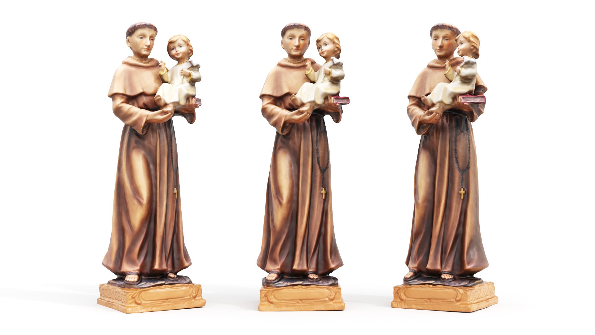 3D - statue saint model - TurboSquid 1651483