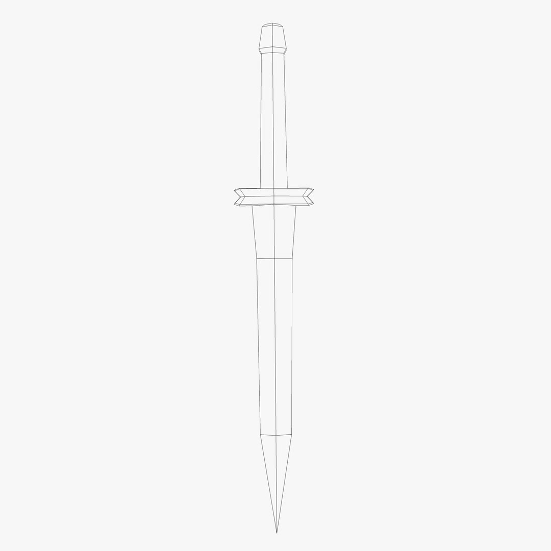 Free Simple Sword 3d Model