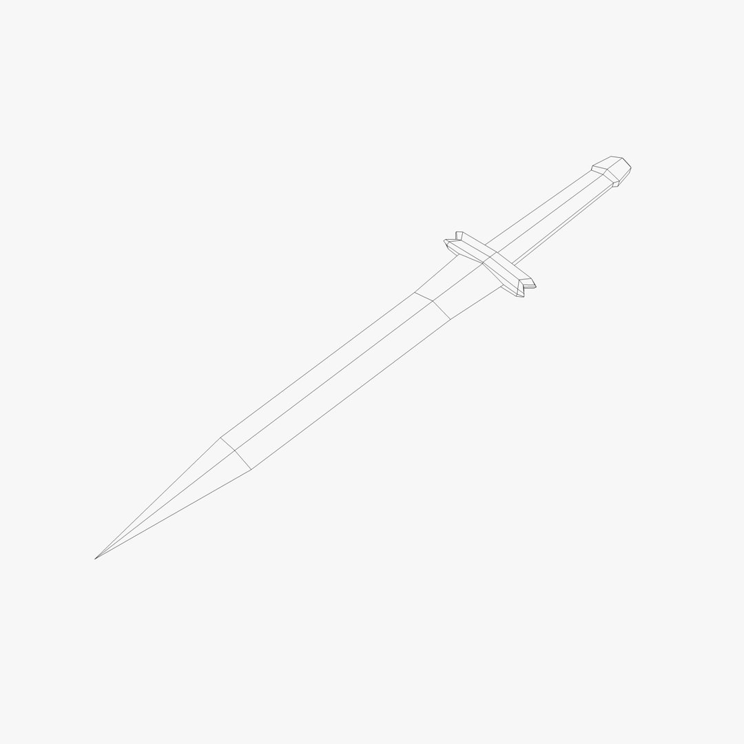 Free Simple Sword 3d Model