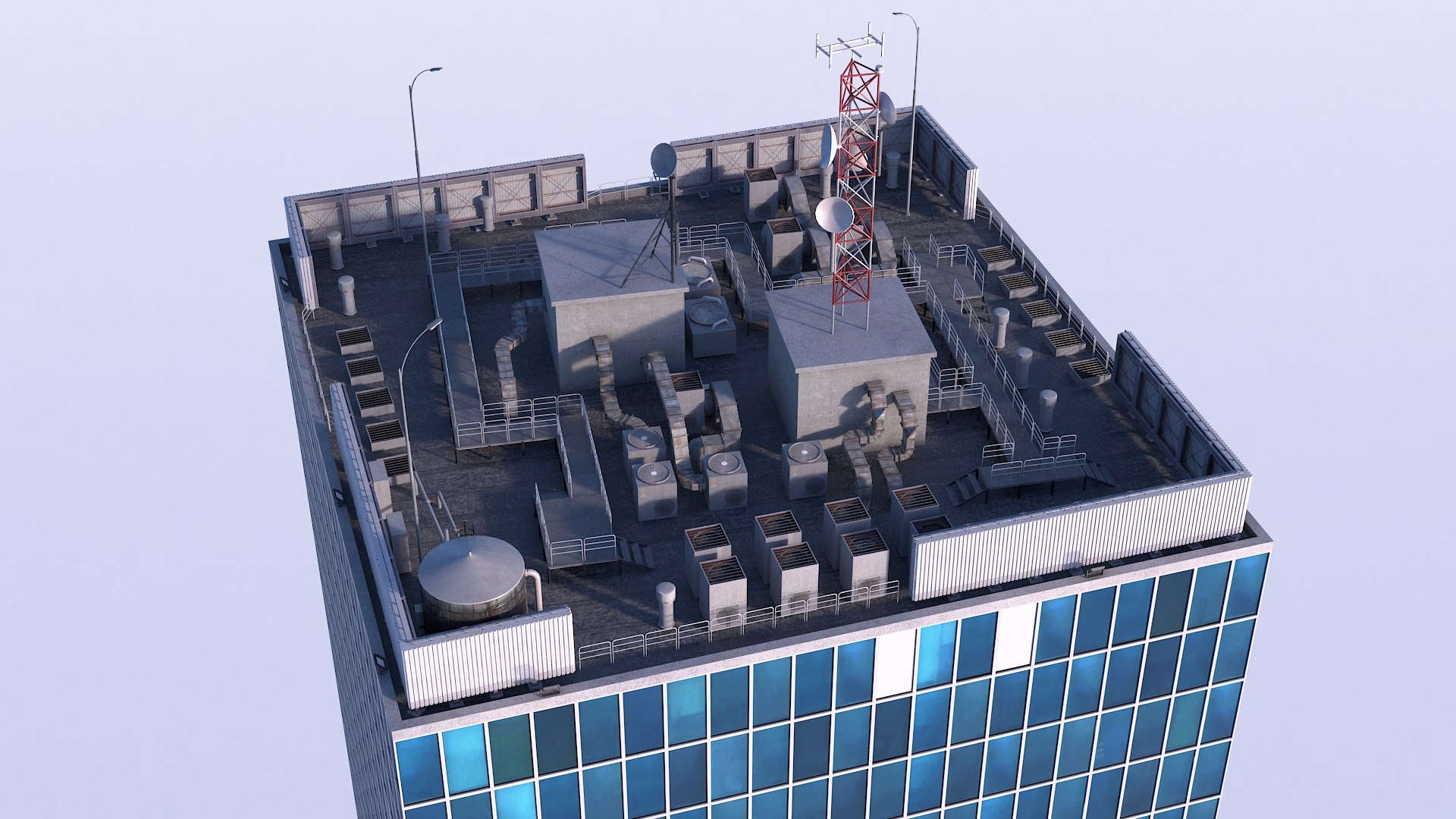 3D skyscraper building 08 model - TurboSquid 1520852