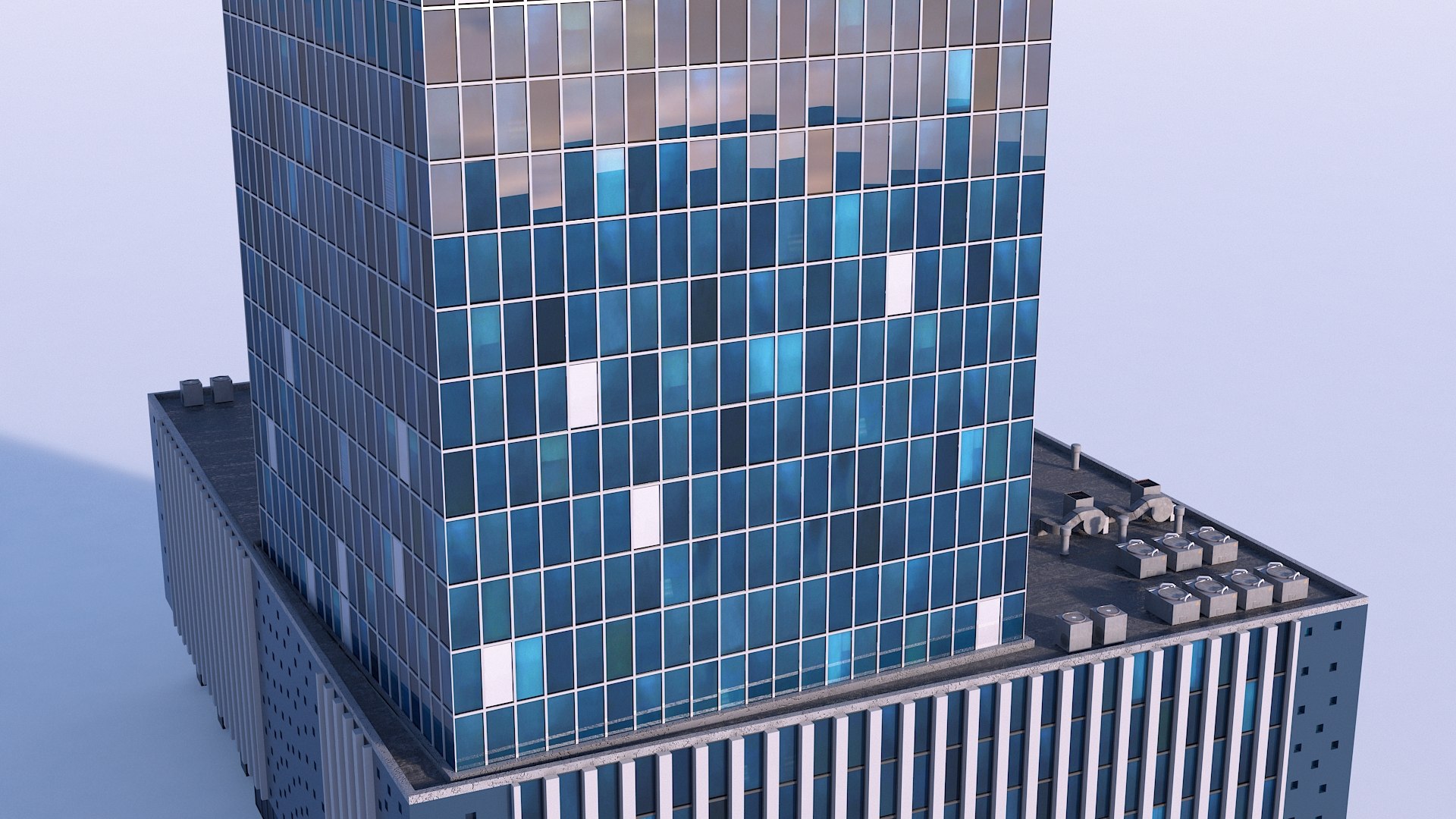 3D skyscraper building 08 model - TurboSquid 1520852