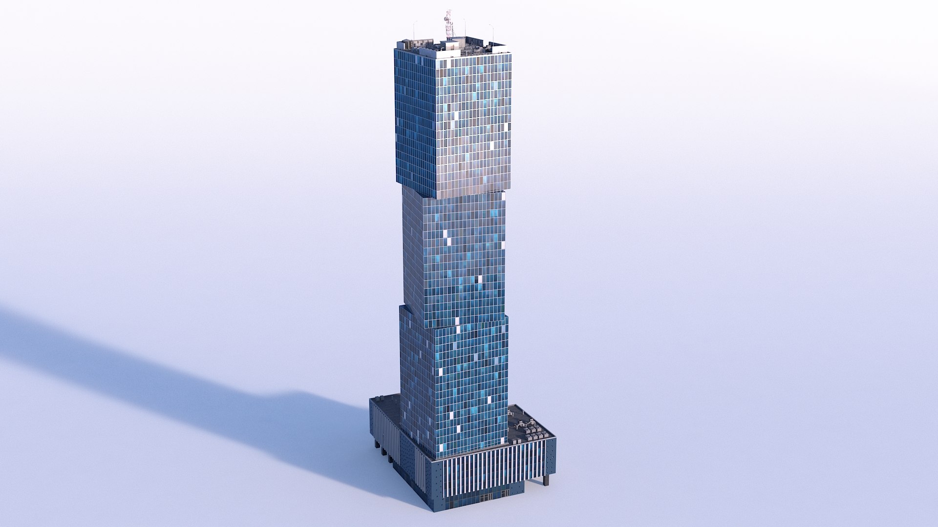 3D skyscraper building 08 model - TurboSquid 1520852