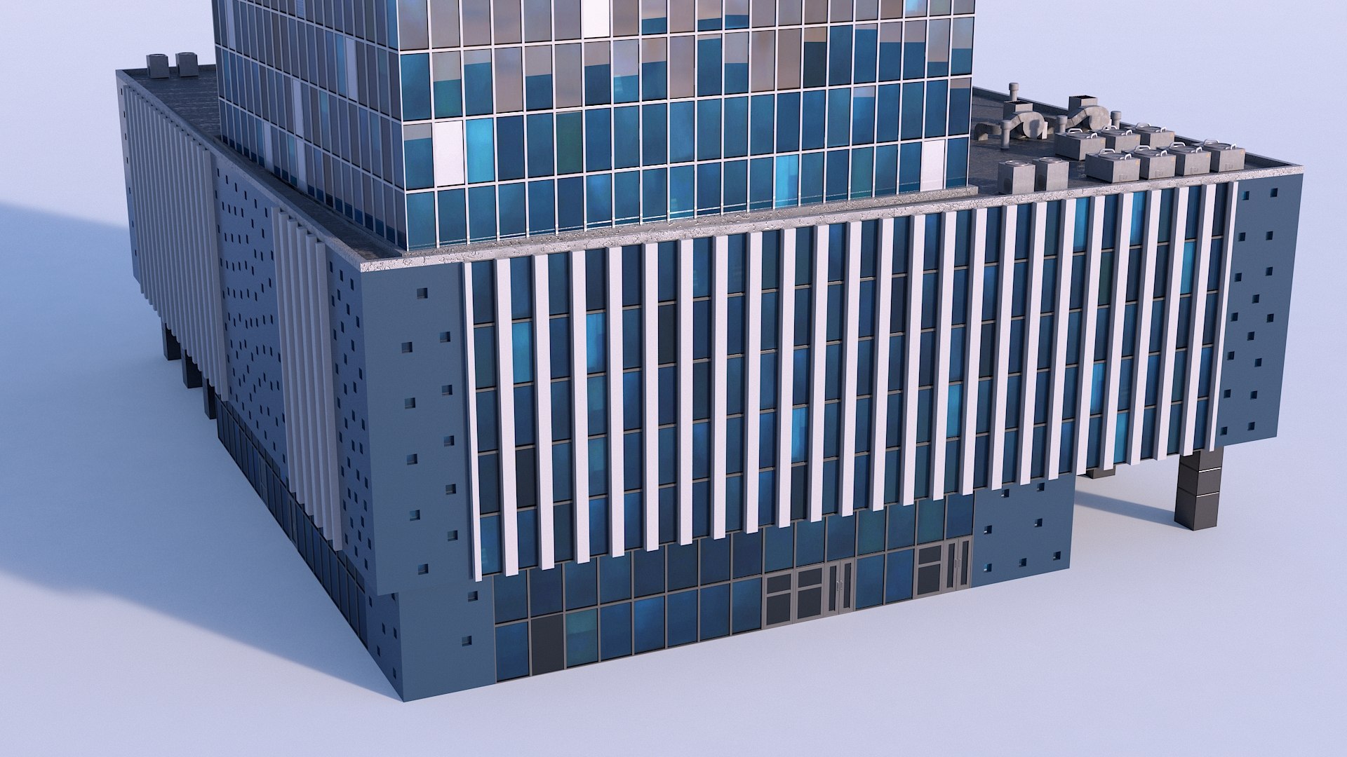 3D skyscraper building 08 model - TurboSquid 1520852
