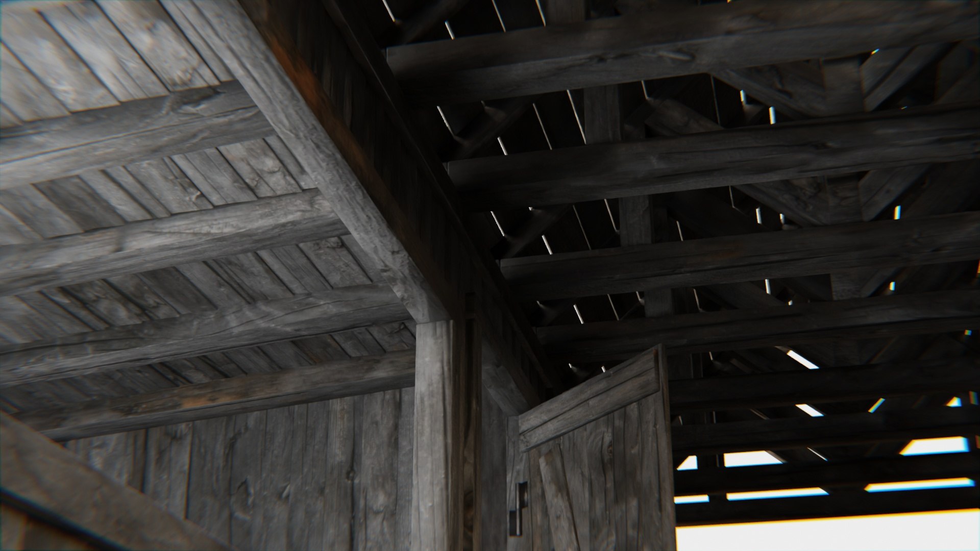Old Wooden Medieval Shed Building 2 3D Model - TurboSquid 2103833