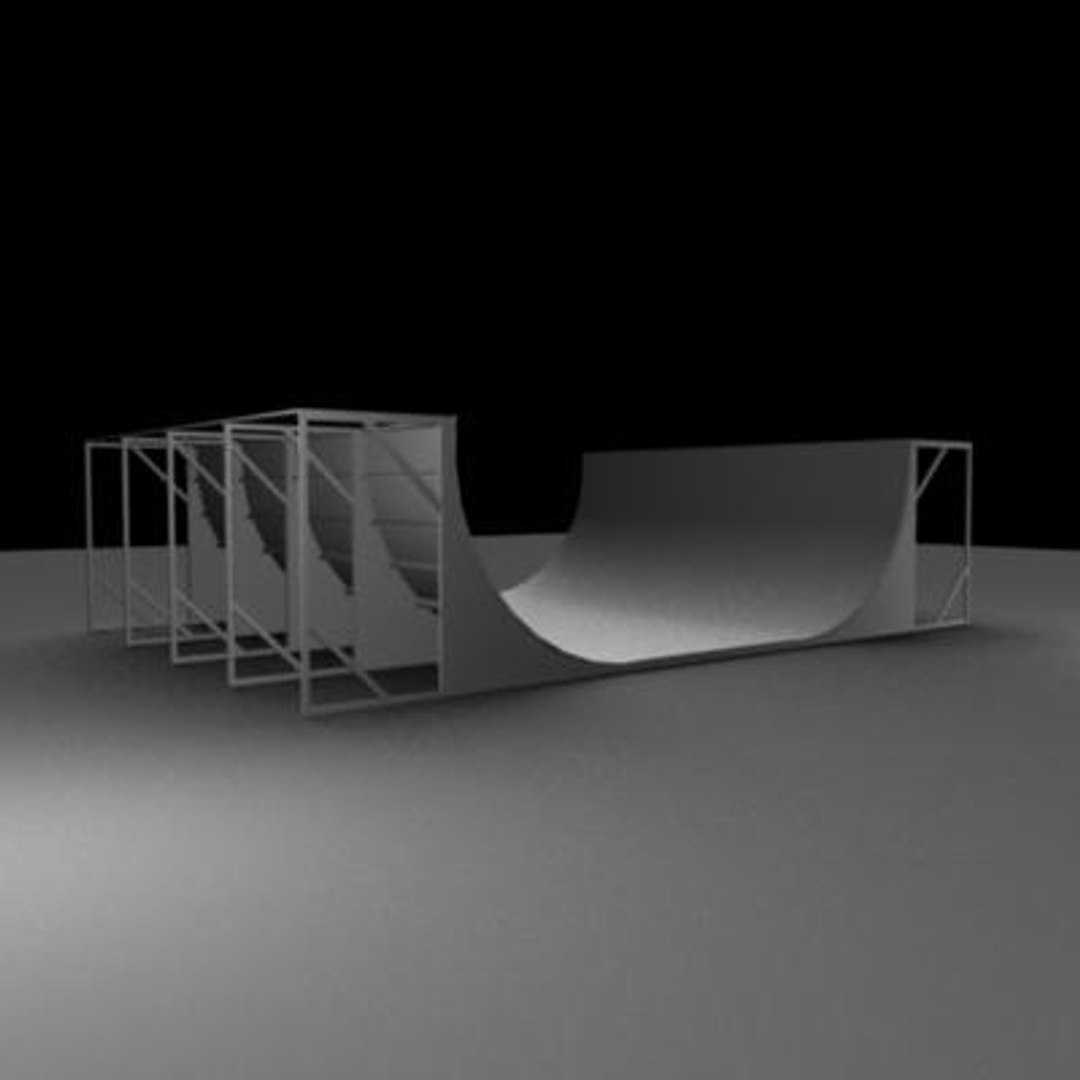 Skating Vert Ramp 3d Ma