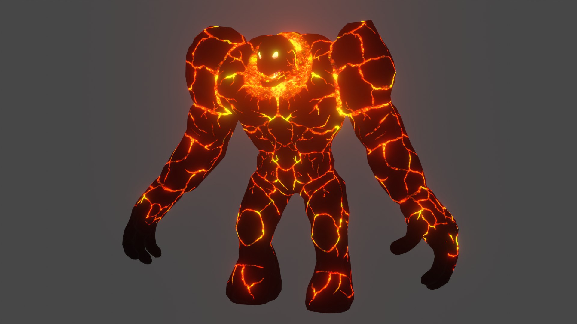 3D LavaMonster Model - TurboSquid 2216531