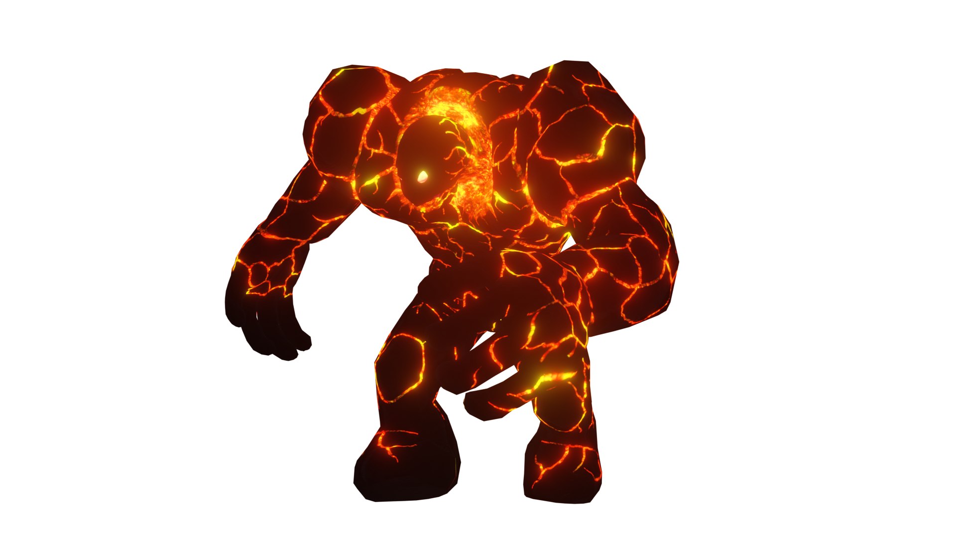 3D LavaMonster Model - TurboSquid 2216531