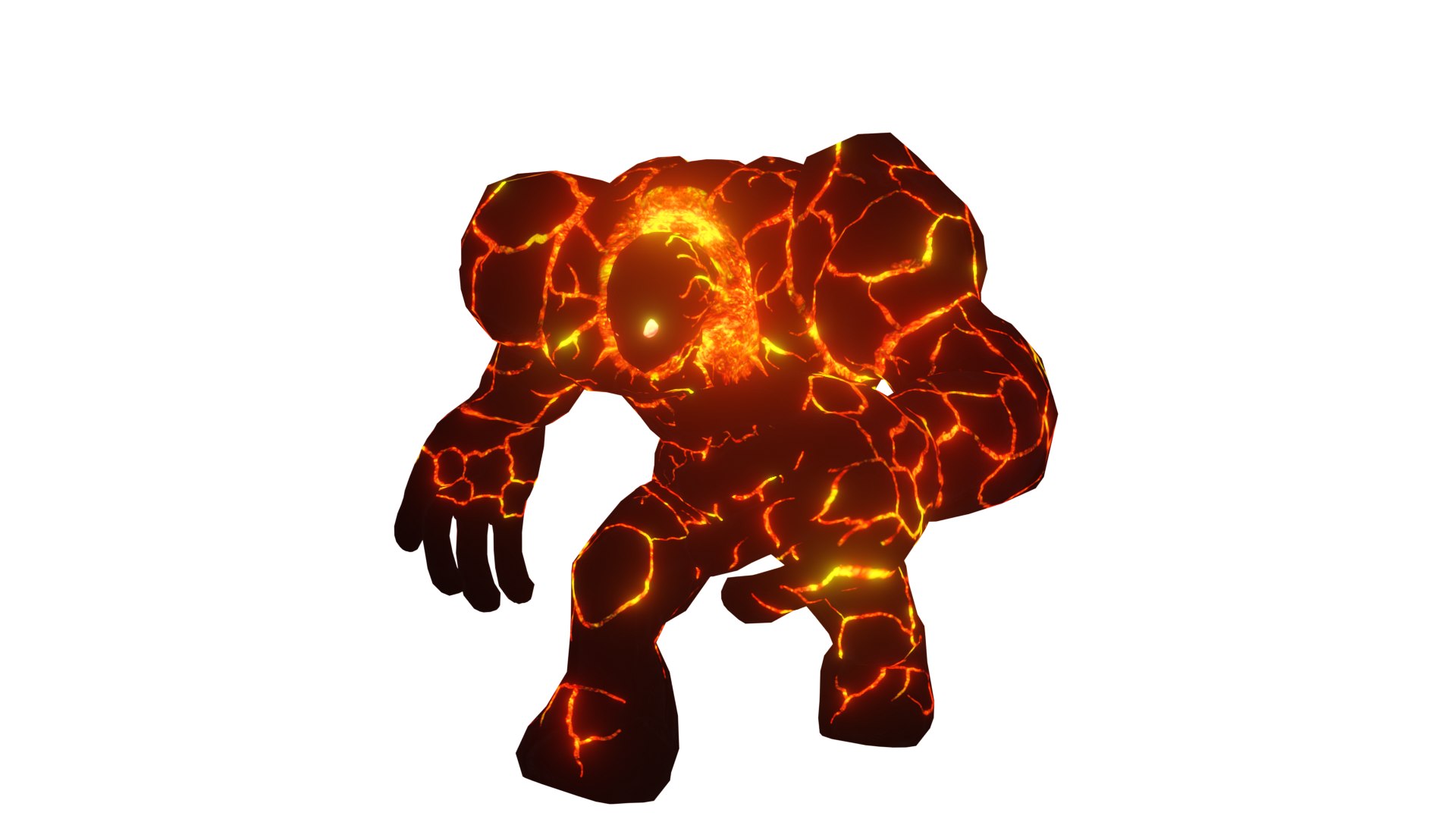 3D LavaMonster Model - TurboSquid 2216531