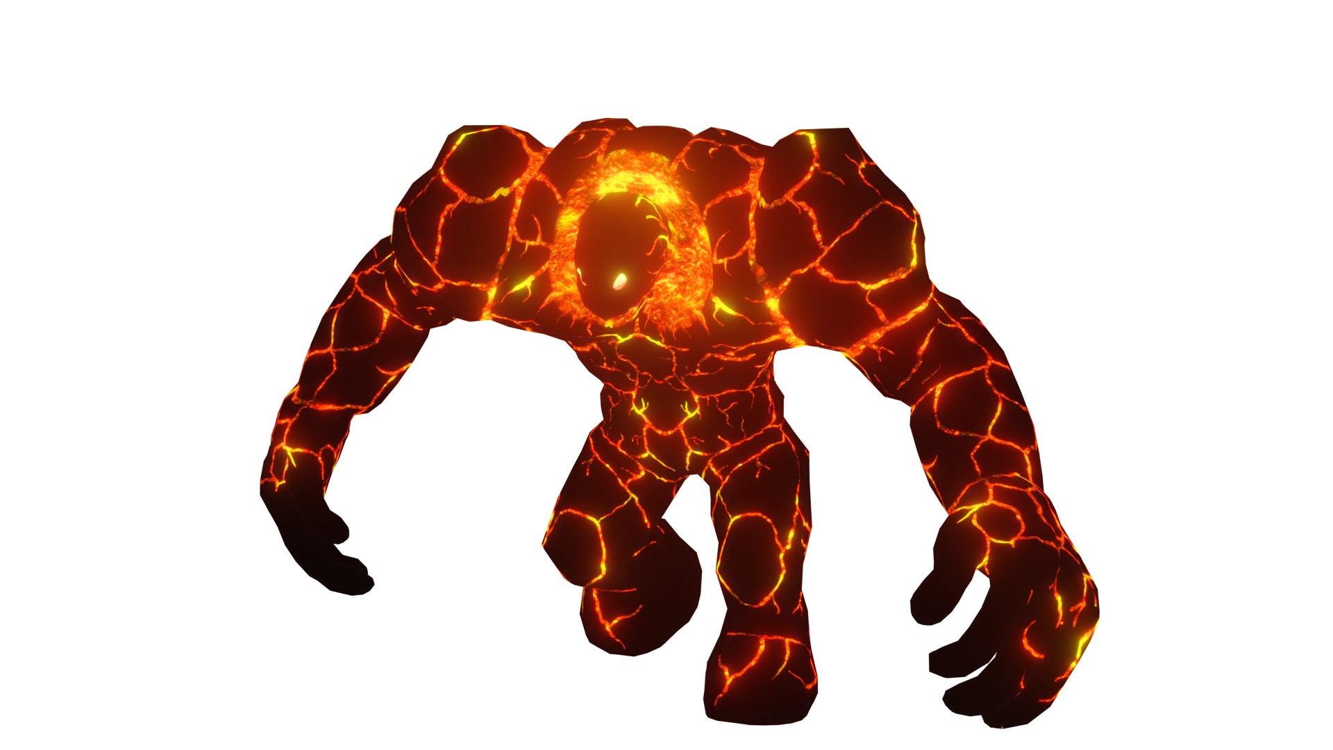 3D LavaMonster Model - TurboSquid 2216531